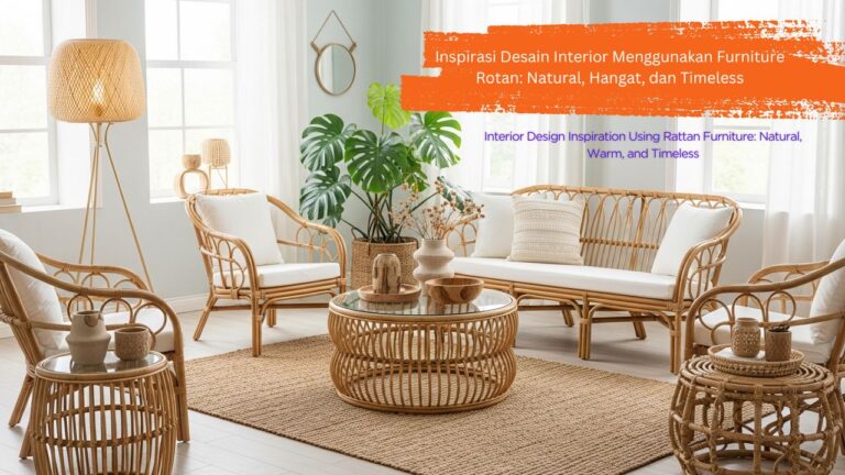 Inspirasi Desain Interior Furniture Rotan Natural
